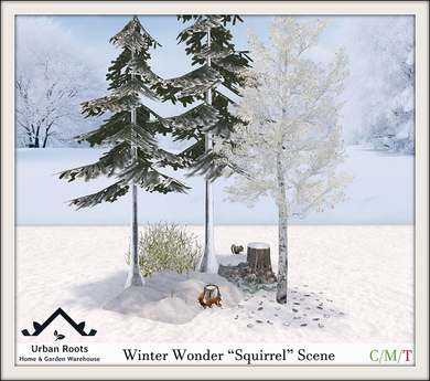 Second Life Marketplace - UR Winter Wonder "Squirrel" Scene